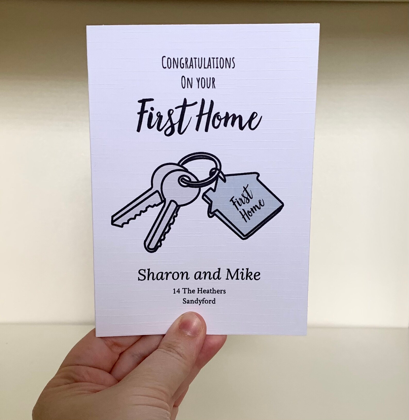 First Home Card / First House Card / New House Card / New Home - Etsy ...