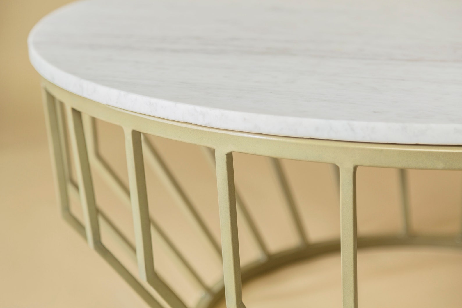 Capri Marble Coffee Table Marble Coffee Table Gold and White Coffee ...