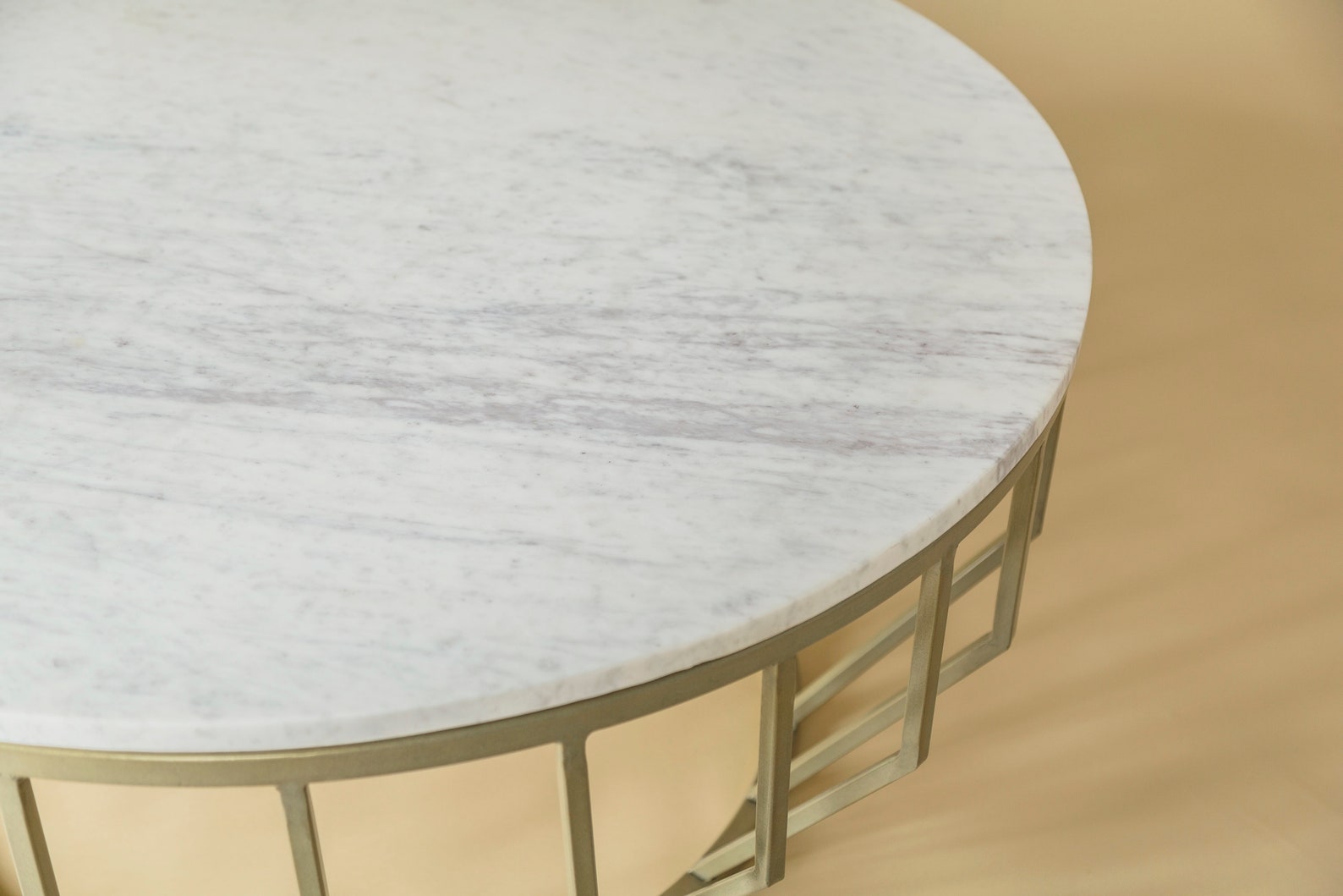 Capri Marble Coffee Table Marble Coffee Table Gold and White Coffee ...