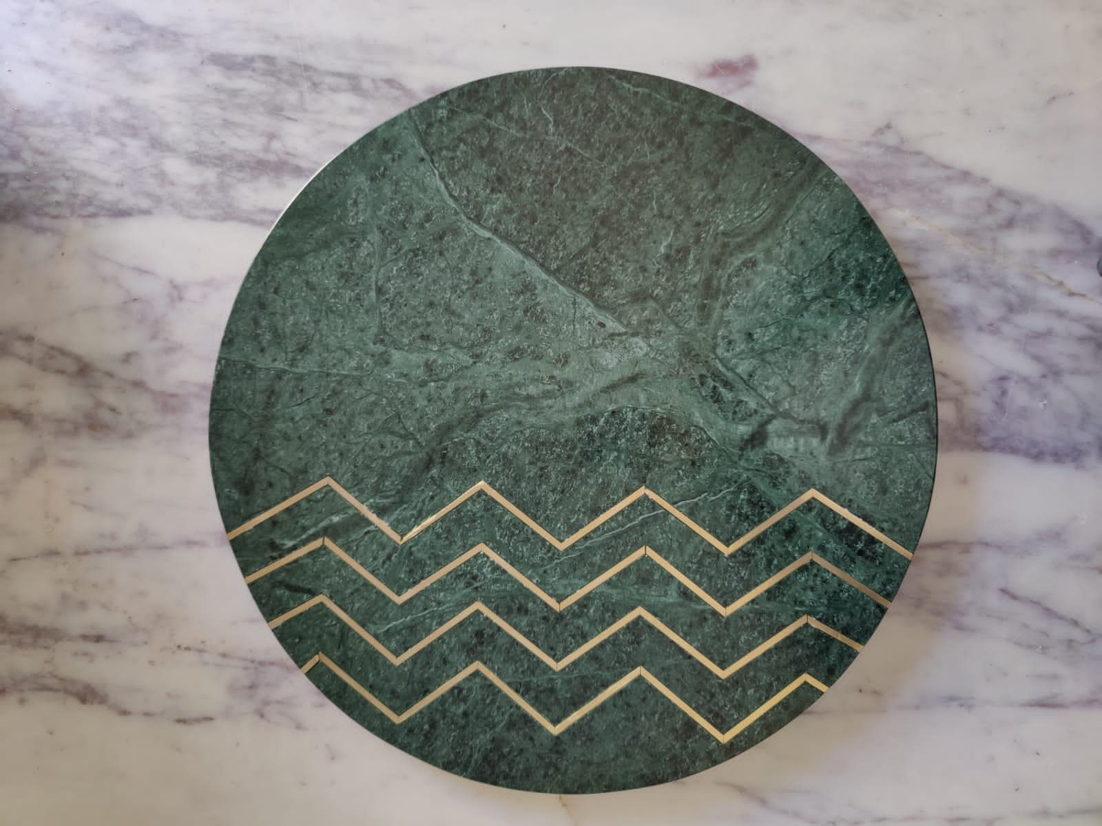 Green Marble Table Top Marble Table Top With Brass Marble Table Top - Etsy