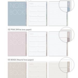 Paper Texture Digital Notebook, High-quality Goodnotes Planner, Digital ...