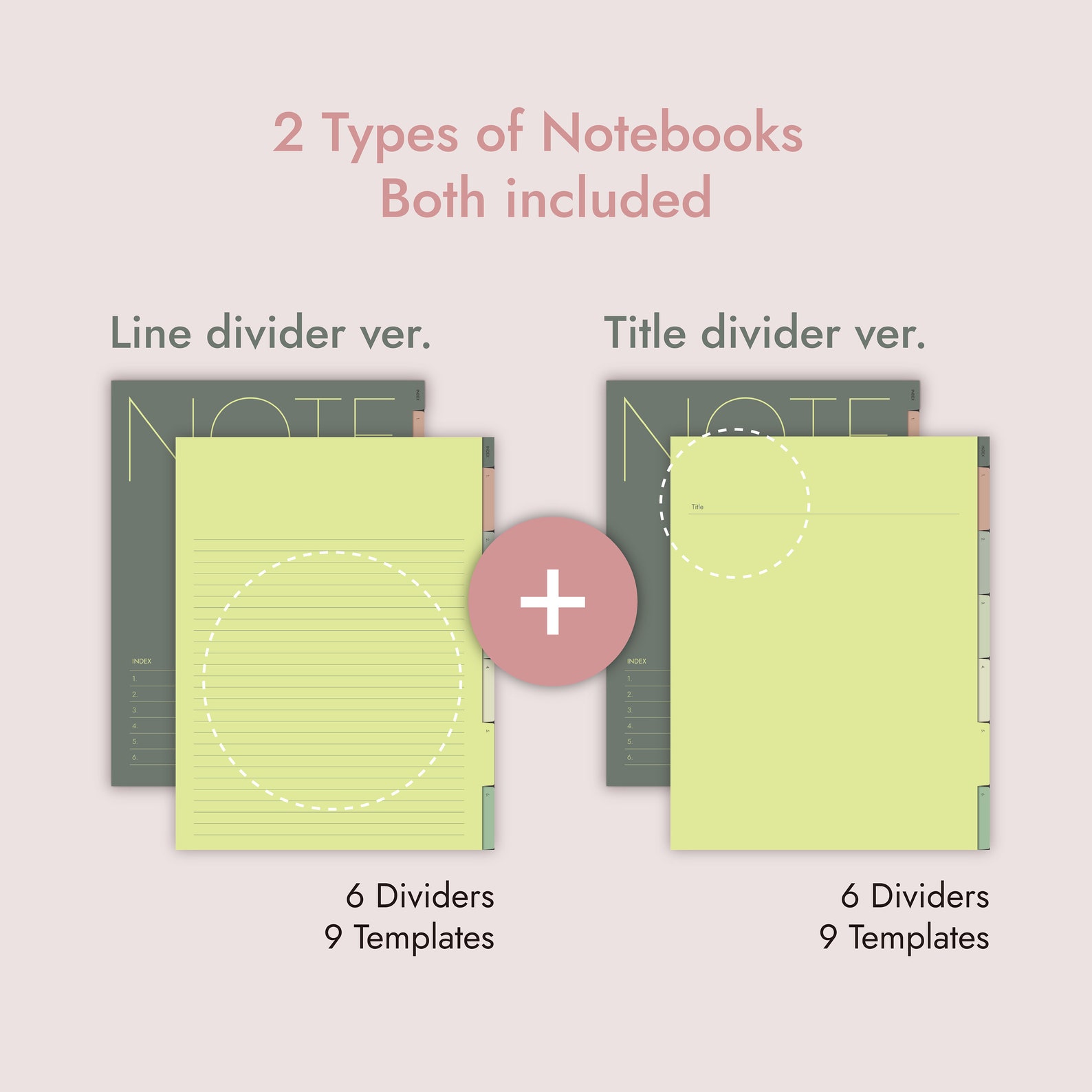 Minimal Digital Notebook Goodnotes Minimal Notebook Digital | Etsy