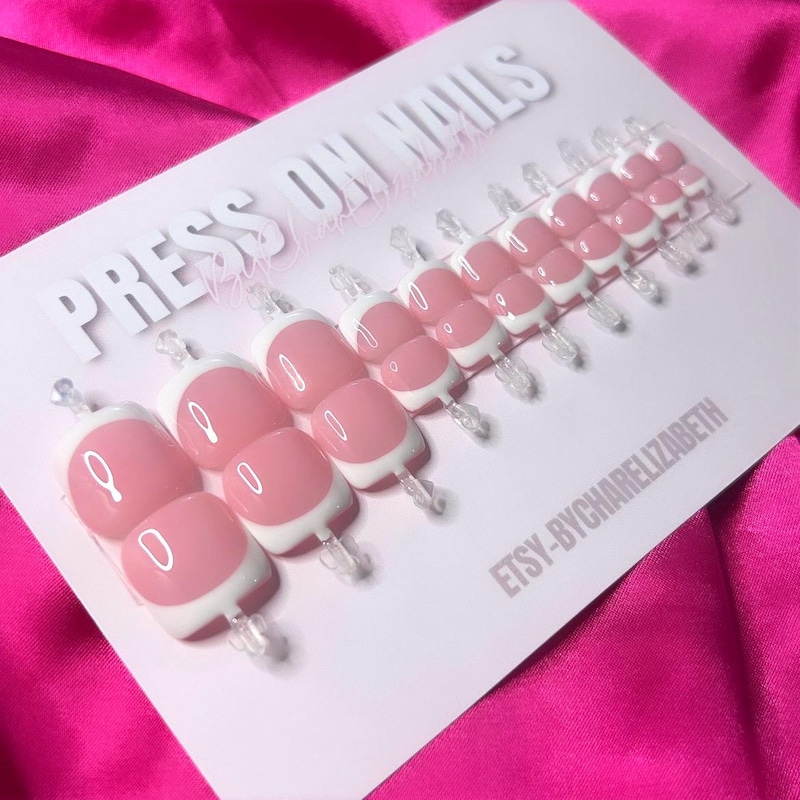 Acrylic Toe Press on Set - Etsy
