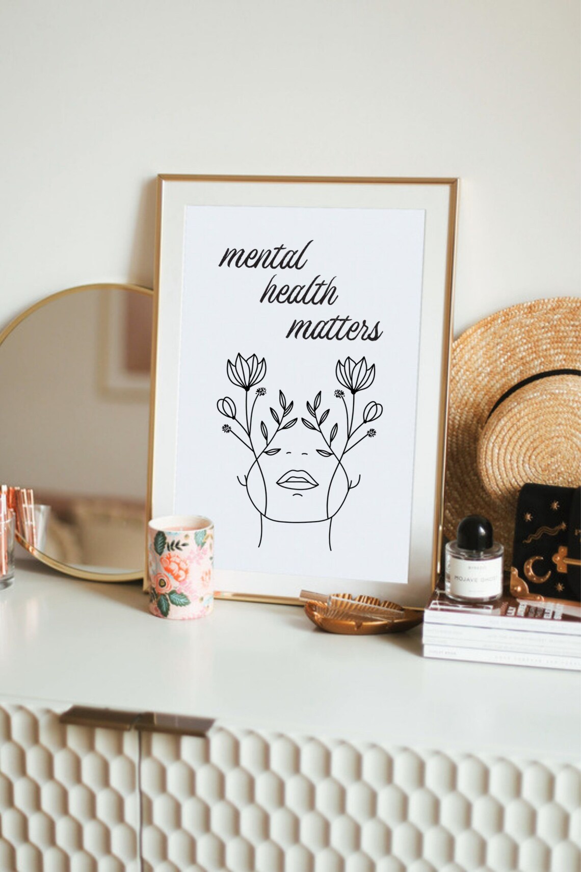 Mental Health Matters Printable Wall Art Inspirational Art - Etsy