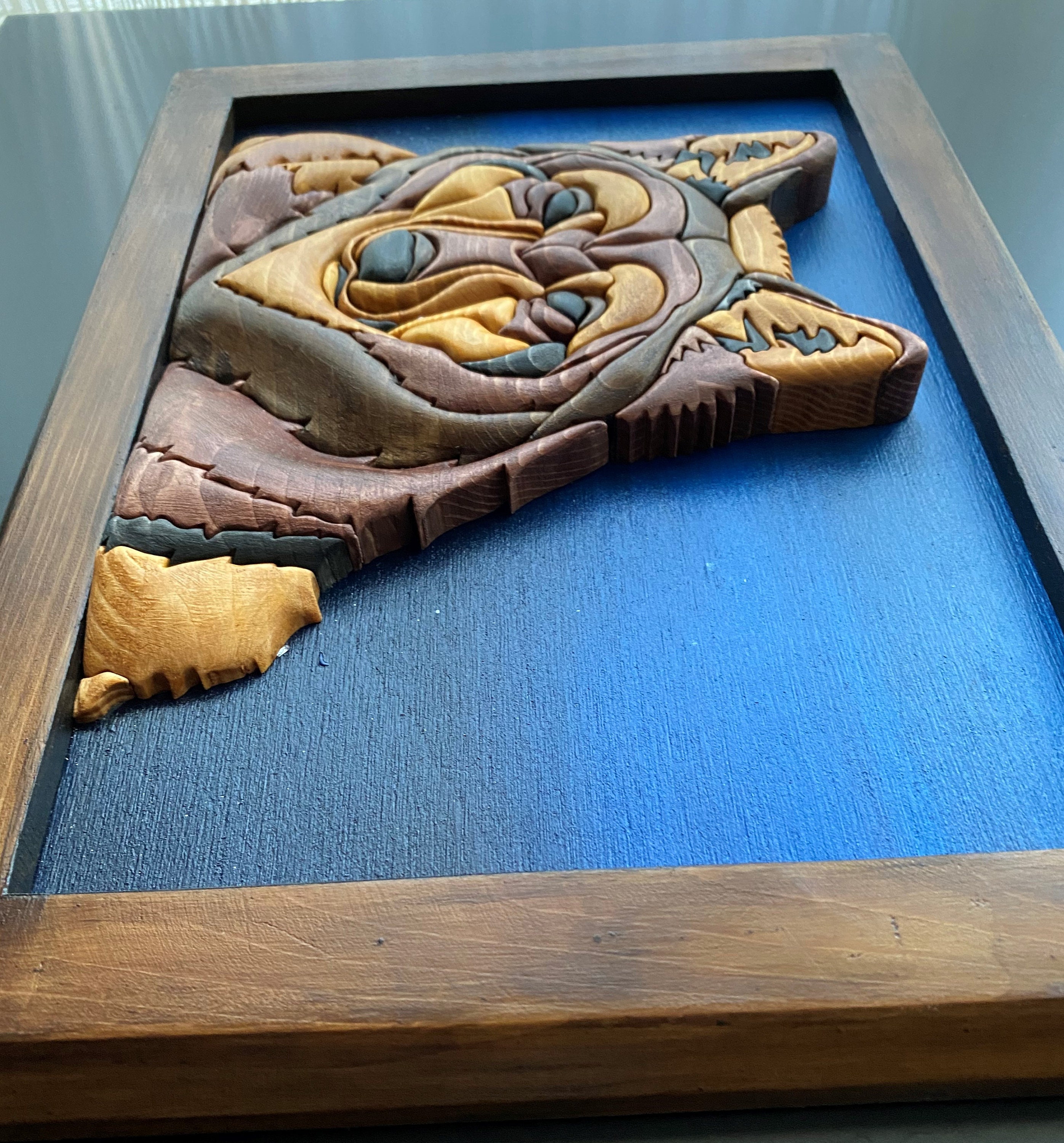 Handcrafted WOLF Wood Segmentation - Etsy