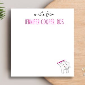Custom Notepad for Dentist Dental Hygienist Stationery and Gift for ...