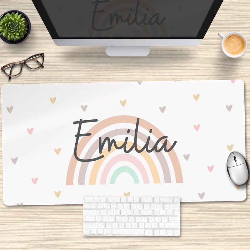 Rainbow Mouse Pad - Etsy