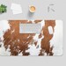 Cow Print Desk Mat Custom Desk Pad Animal Pattern Mouse Pad - Etsy