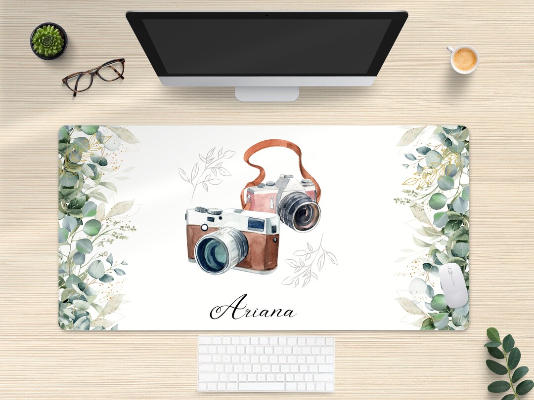 Custom Photographer Desk Mat Aesthetic Office Decor and Desk - Etsy