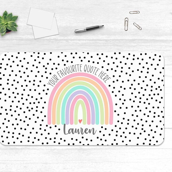Rainbow Mouse Pad - Etsy