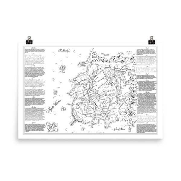 Wheel of Time Map Poster - Etsy