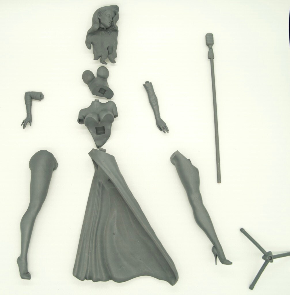 Jessica Rabbit Figura de resina de 8 pulgadas sin pintar y | Etsy