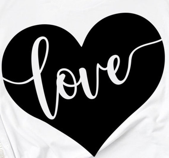 Love Heart SVG File - Etsy