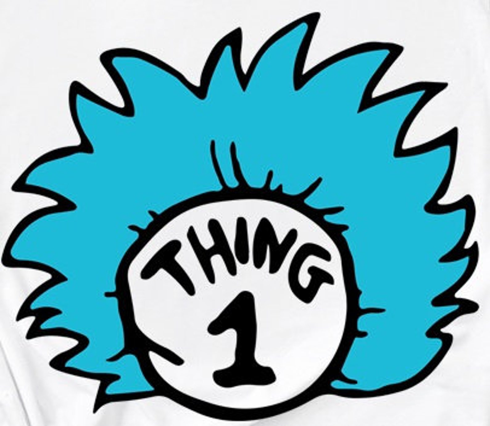 Thing 1 and Thing 2 SVG Files 2 Files - Etsy
