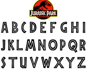 Jurassic Park Numbers - Etsy Canada