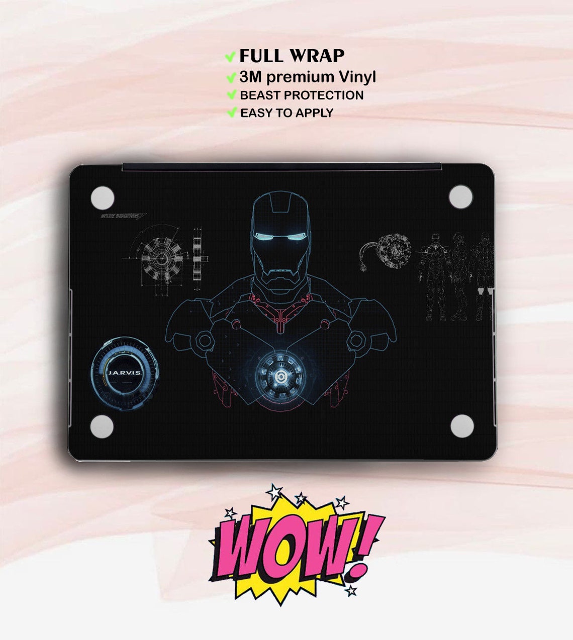 Iron Man System Marvel Jarvis Tony Stark Comics Decal for - Etsy UK