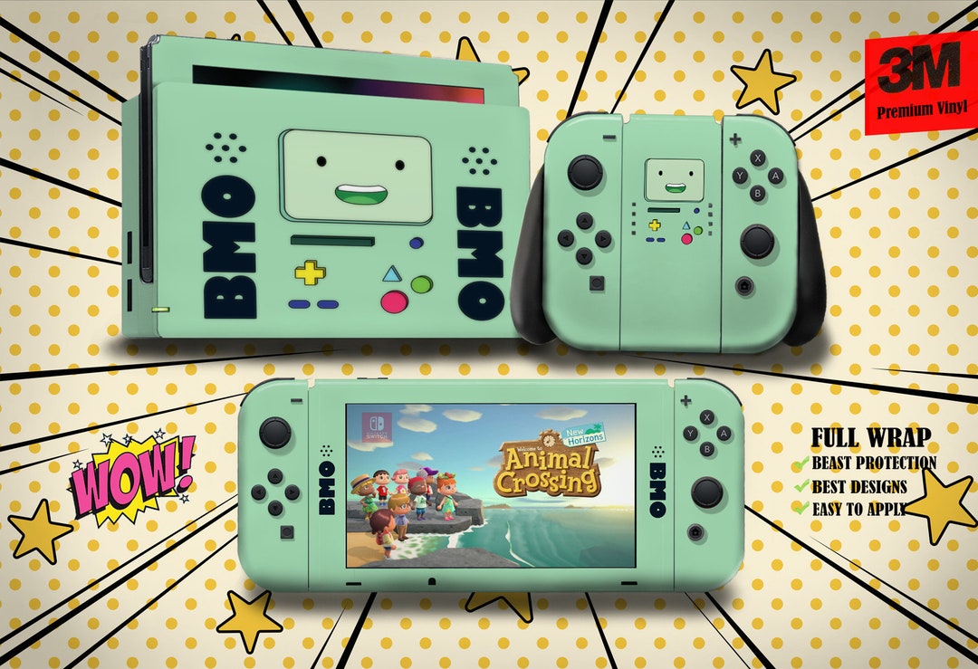 Beemo Adventure time robot BMO decal for Nintendo OLED nintendo LITE ...