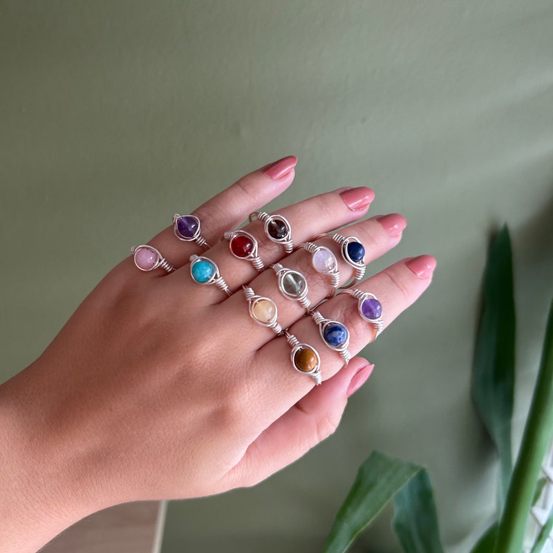 Wraped Wire Silver Ring - Etsy UK