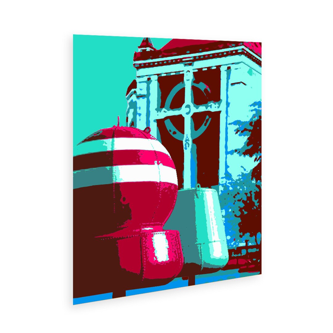 St Anne's Buoys Poster Featuring St Annes Cathedral, Belfast. - Etsy