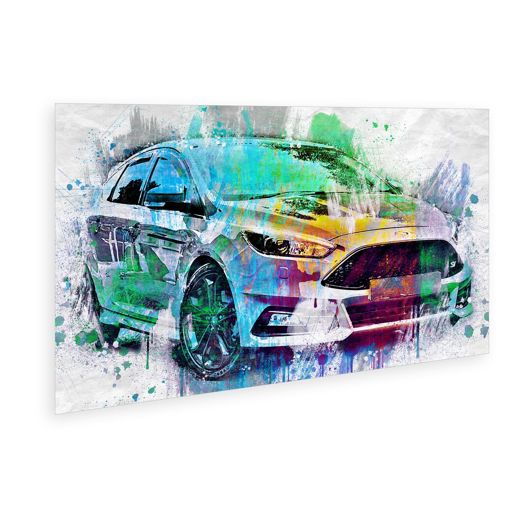 Ford Focus ST Poster. - Etsy