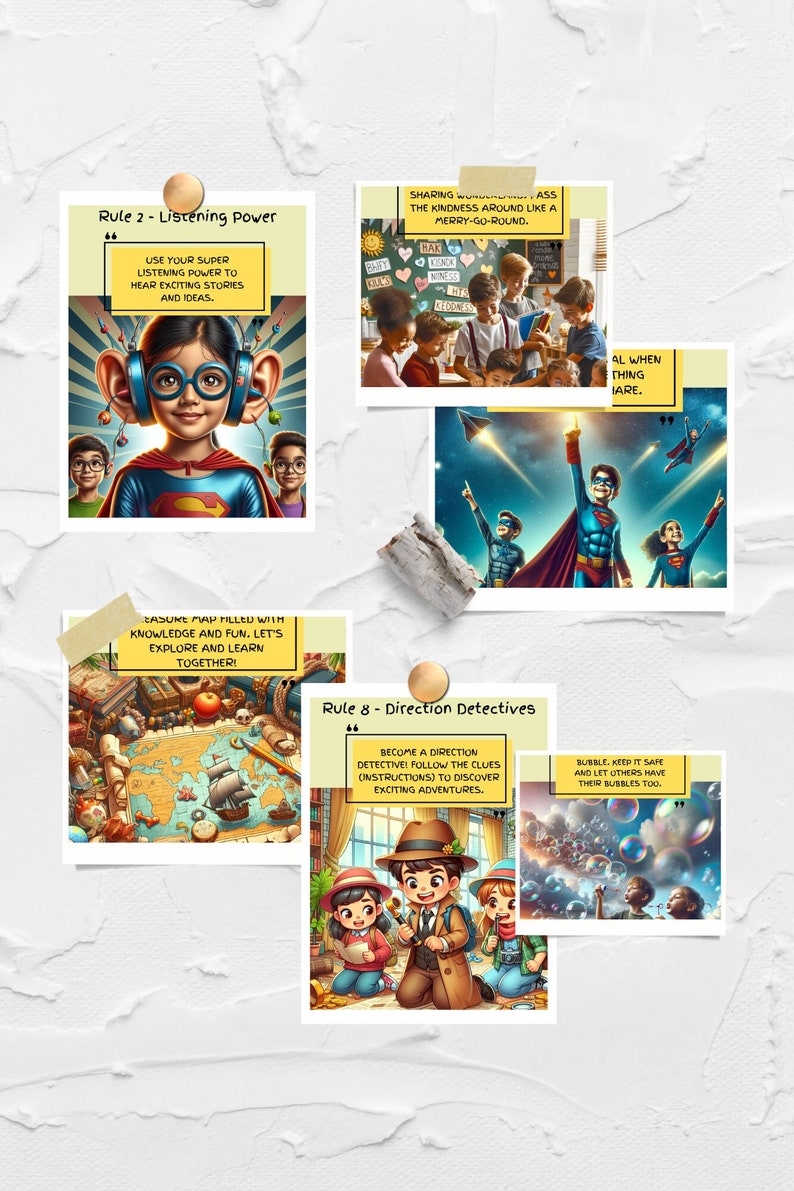 Cool Classroom Posters / Classroom Rules for Kids! (set of 10 Posters ...