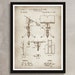 Drawing Table Patent Print, Architect Engineer Drafting Table Poster ...