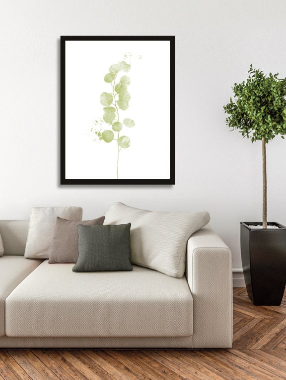 EUCALYPTUS Poster Tropical Leaf Poster Minimalist Eucalyptus | Etsy