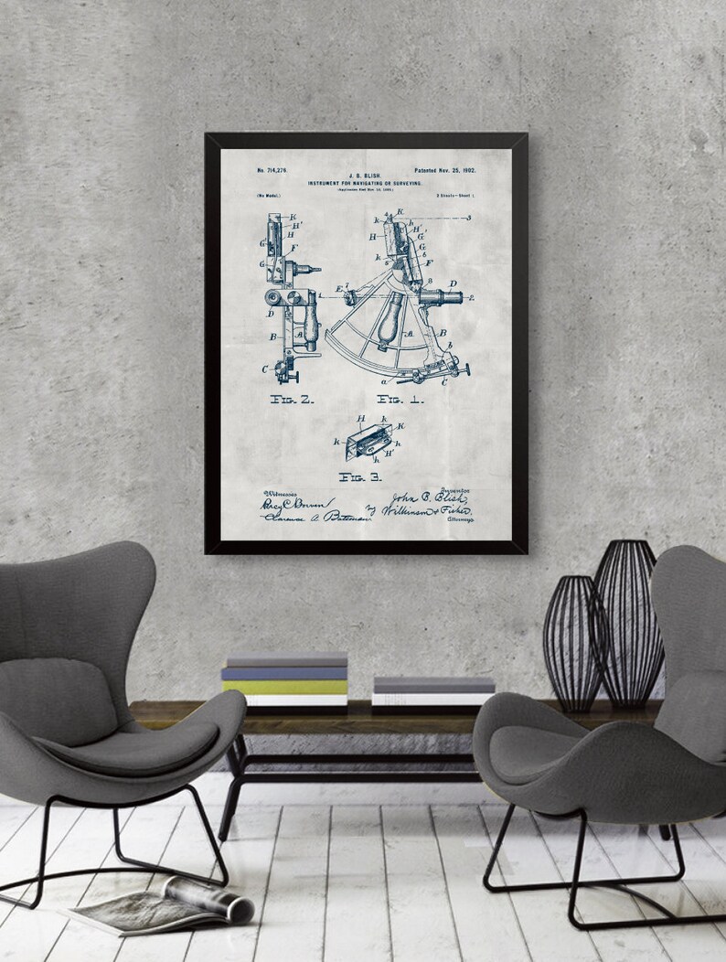 NAVIGATIONAL Instruments 3 Poster Set Gyroscopic Navigating | Etsy