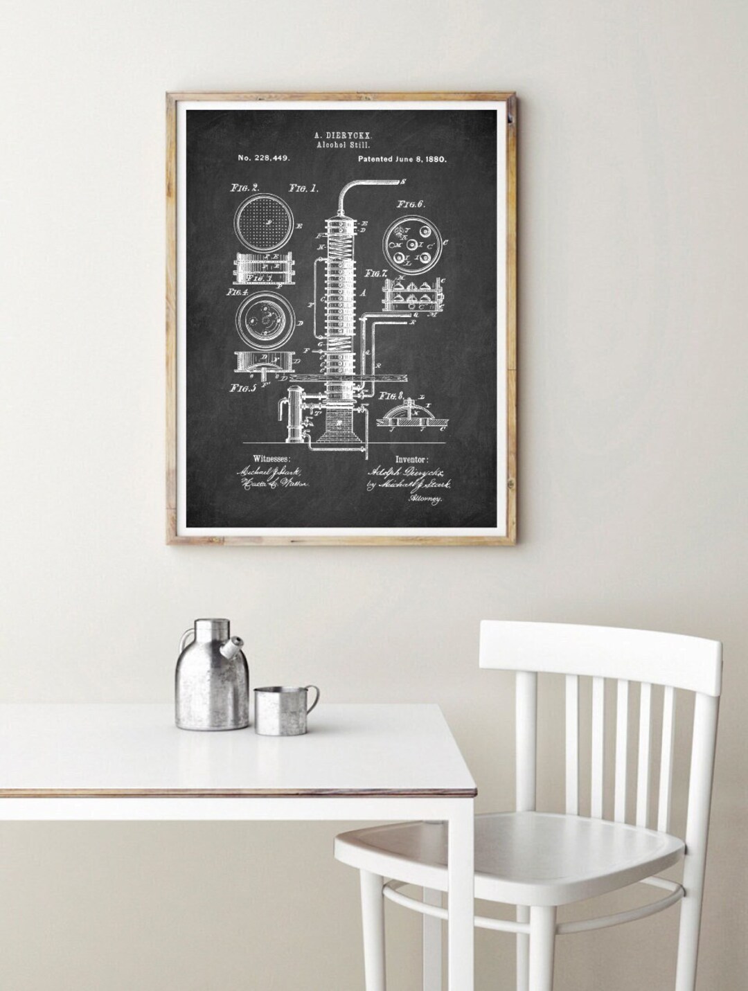 WHISKEY Distiller Patent Poster, Alcohol Still Patent, Whisky ALCOOL ...