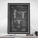 Drawing Table Patent Print, Architect Engineer Drafting Table Poster ...