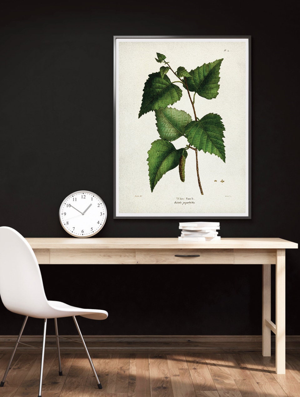 TREES 6 Poster Set Vintage Tree Art Posters Vintage Hardwood | Etsy