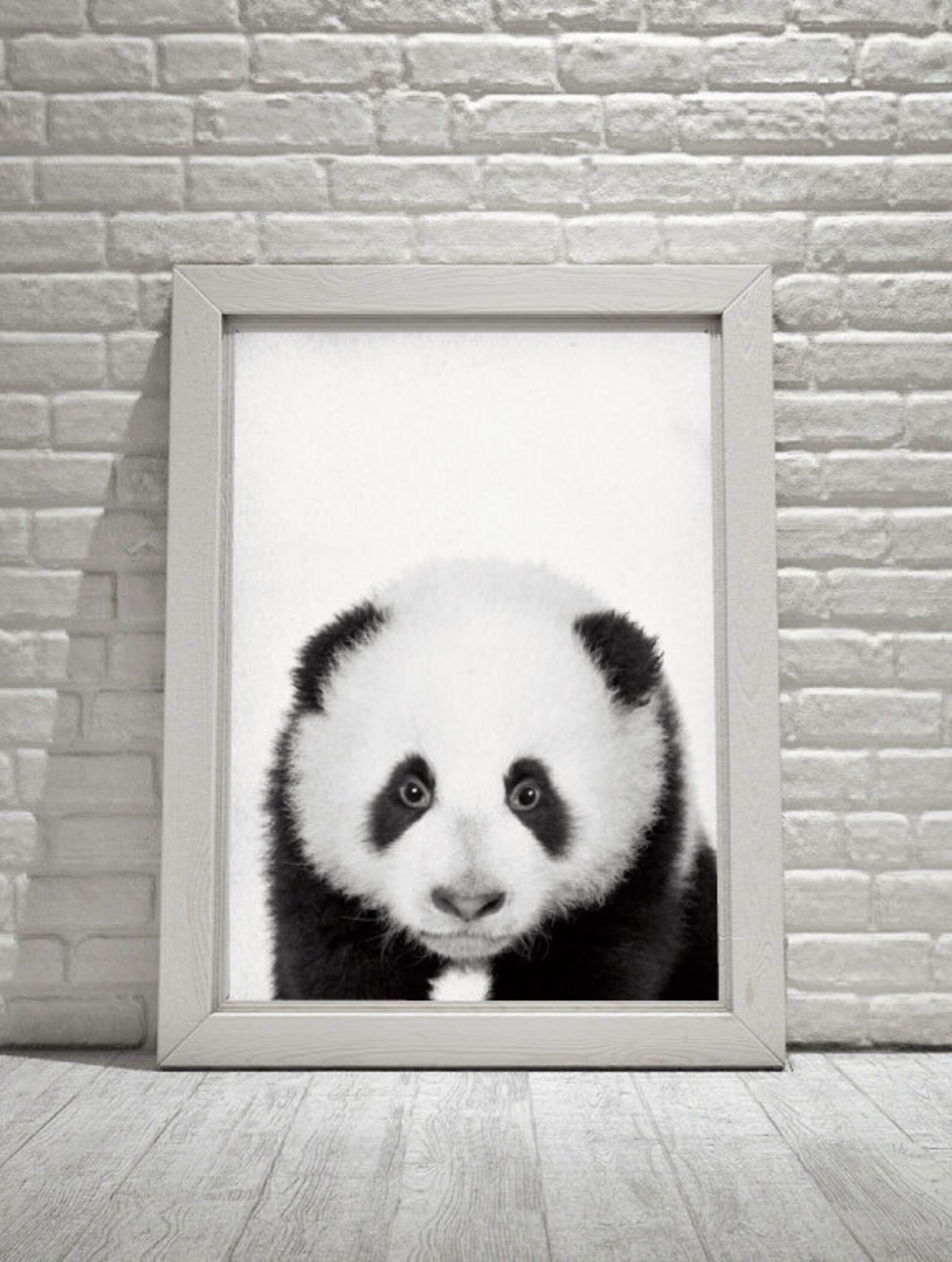 Baby PANDA Print Baby Panda Poster Nursery Decor Jungle - Etsy