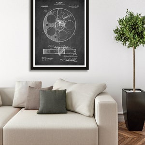 3 Print Set Cinema Patents, Movie 3 Poster Set, Reel, Camera Patent ...
