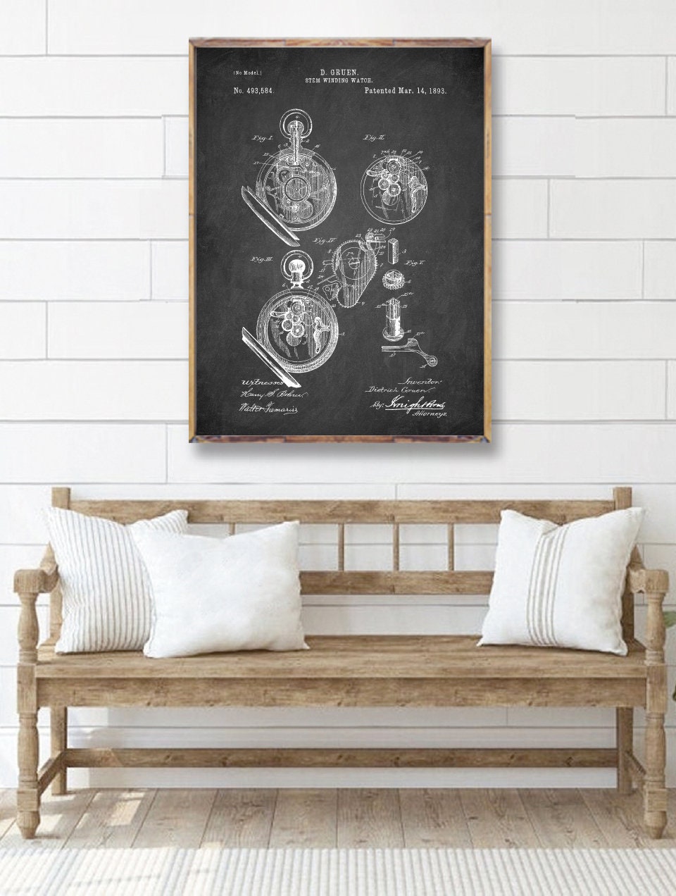 POCKET WATCH Vintage Patents 5 Poster Set Pocket Watch Patent - Etsy