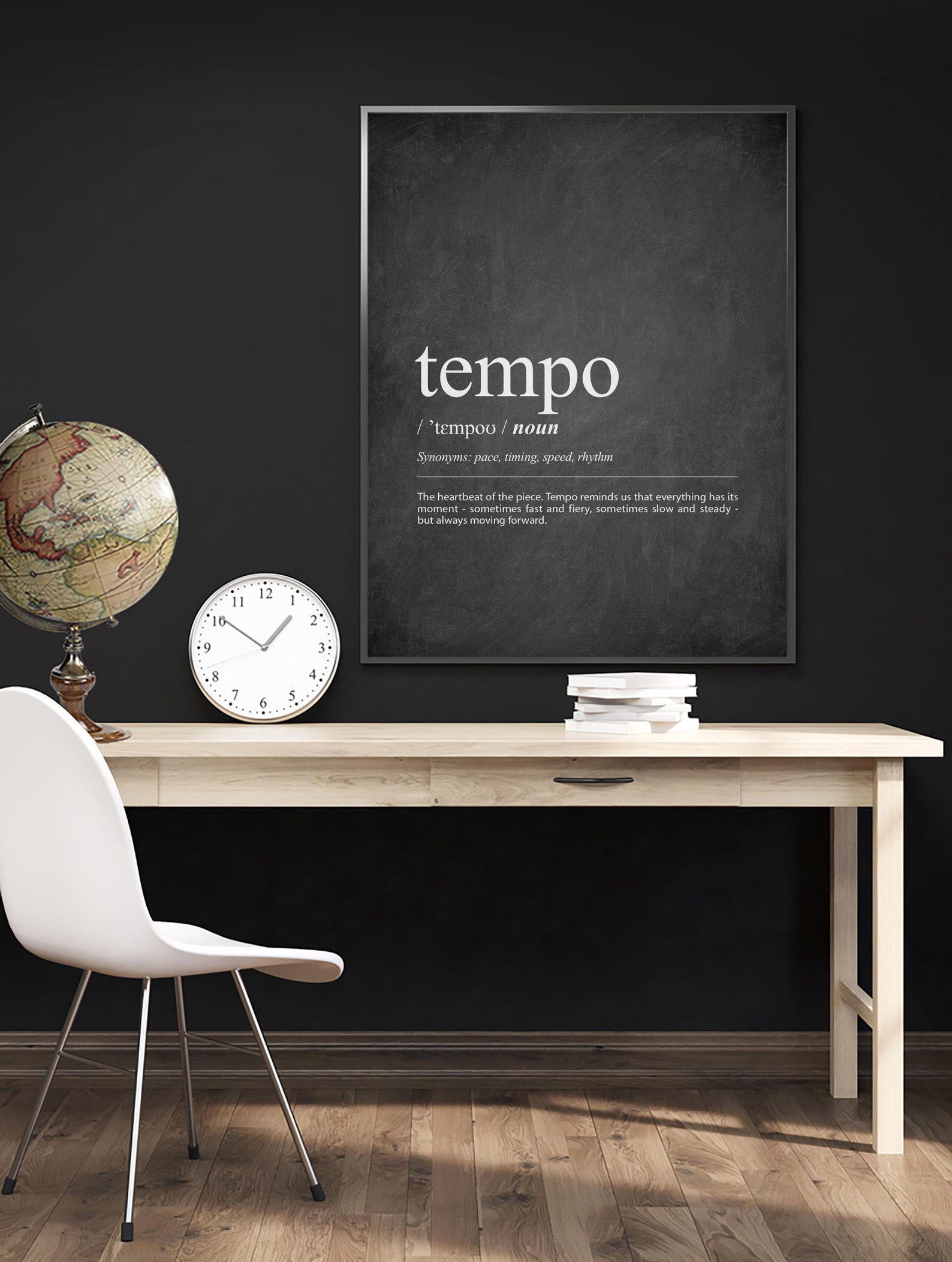 TEMPO Definition Print • Music Wall Art • Musician Gift • Music Studio ...