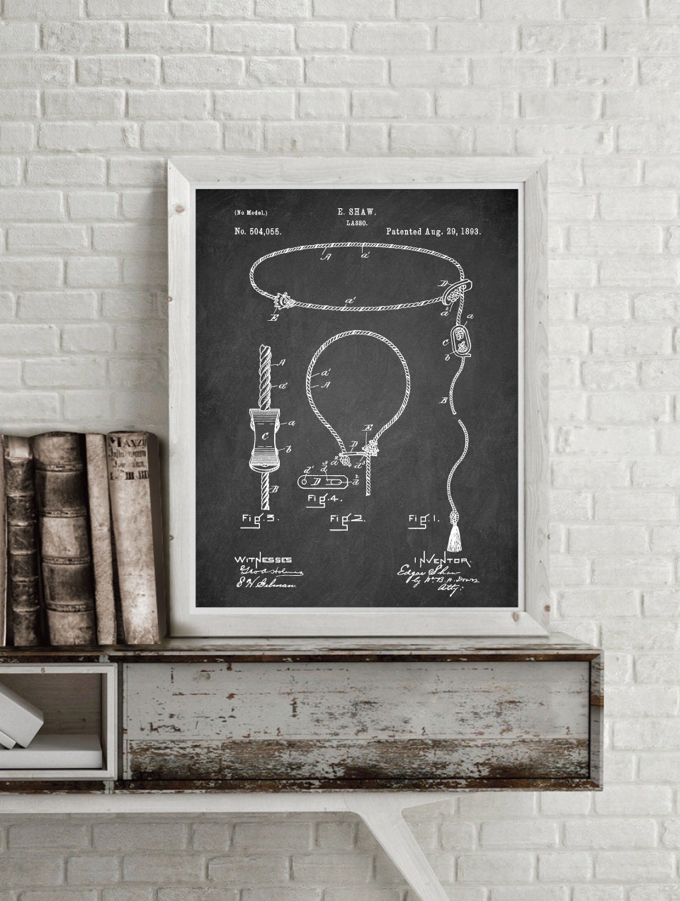COWBOY LASSO Patent Print, Cowboy Western Lasso Patent Poster, Cowboy ...