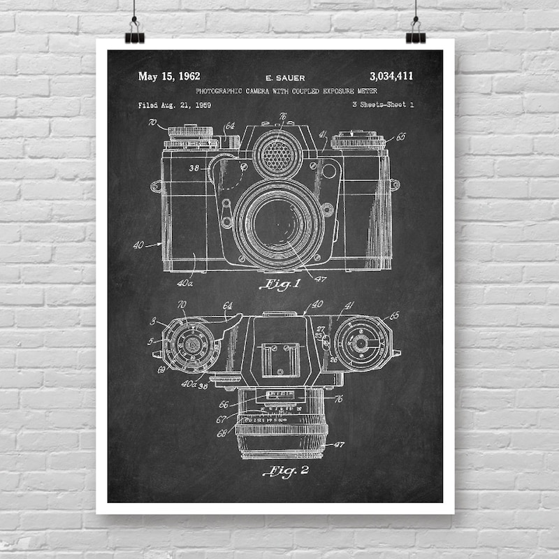 Camera Patent Print - Etsy