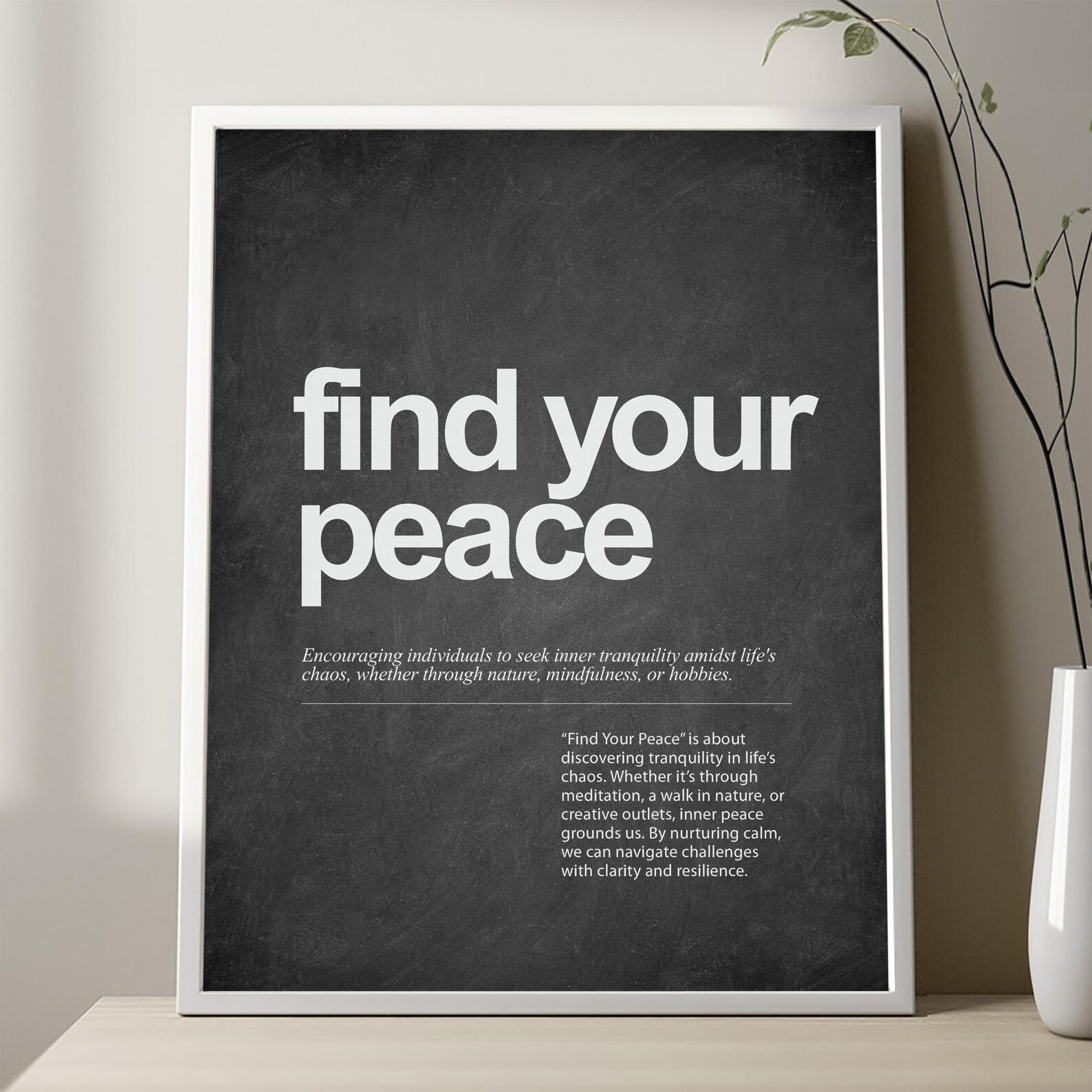 FIND YOUR PEACE Definition Print, Expression Find Your Peace Definition ...