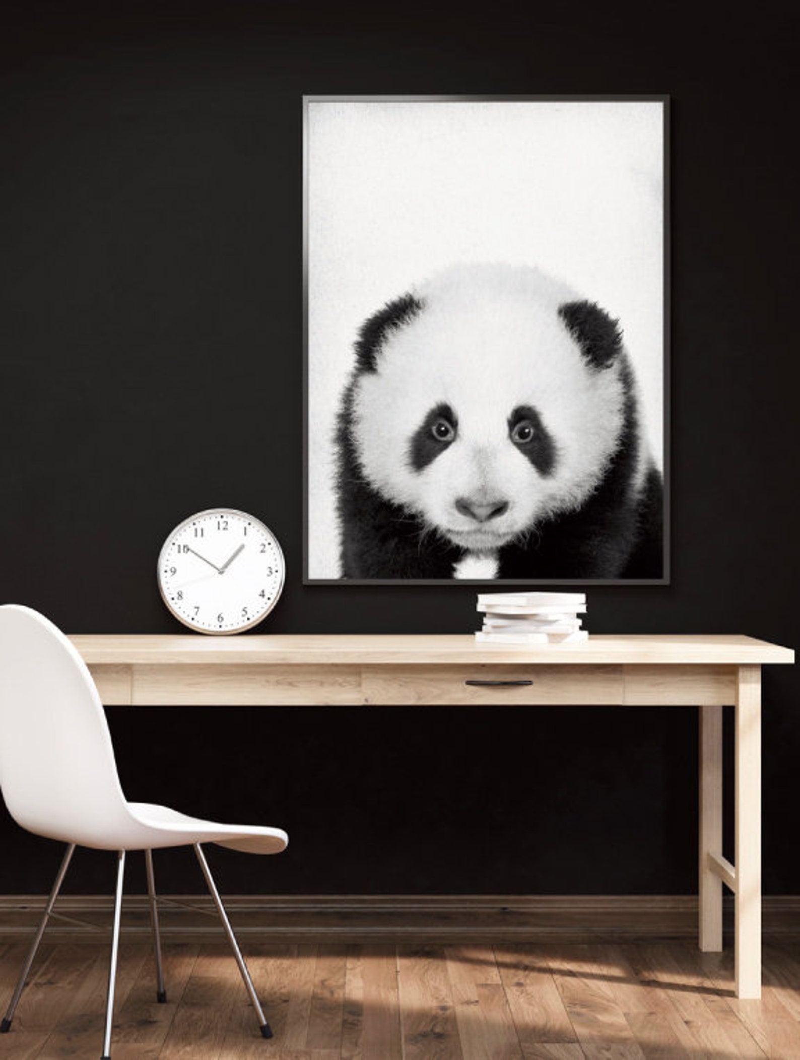 Baby PANDA Print Baby Panda Poster Nursery Decor Jungle | Etsy