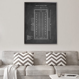 TEAM SPORT FIELDS 6 Poster Set, Ice Hockey Rink, Football Field ...