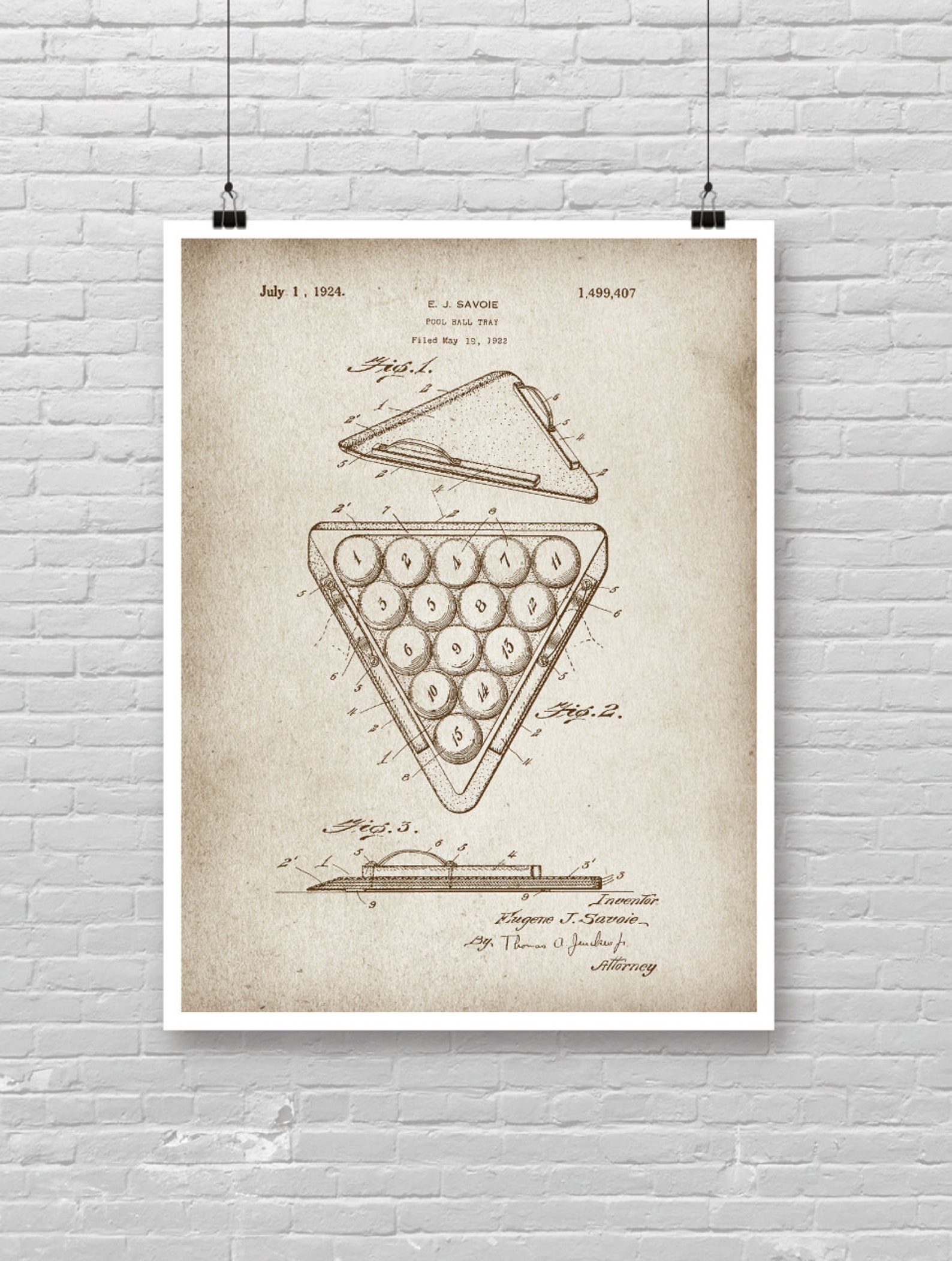 Billiard Pool 3 Poster Set, Billiard Pool Ball Rack, Pool Cue, Billiard ...