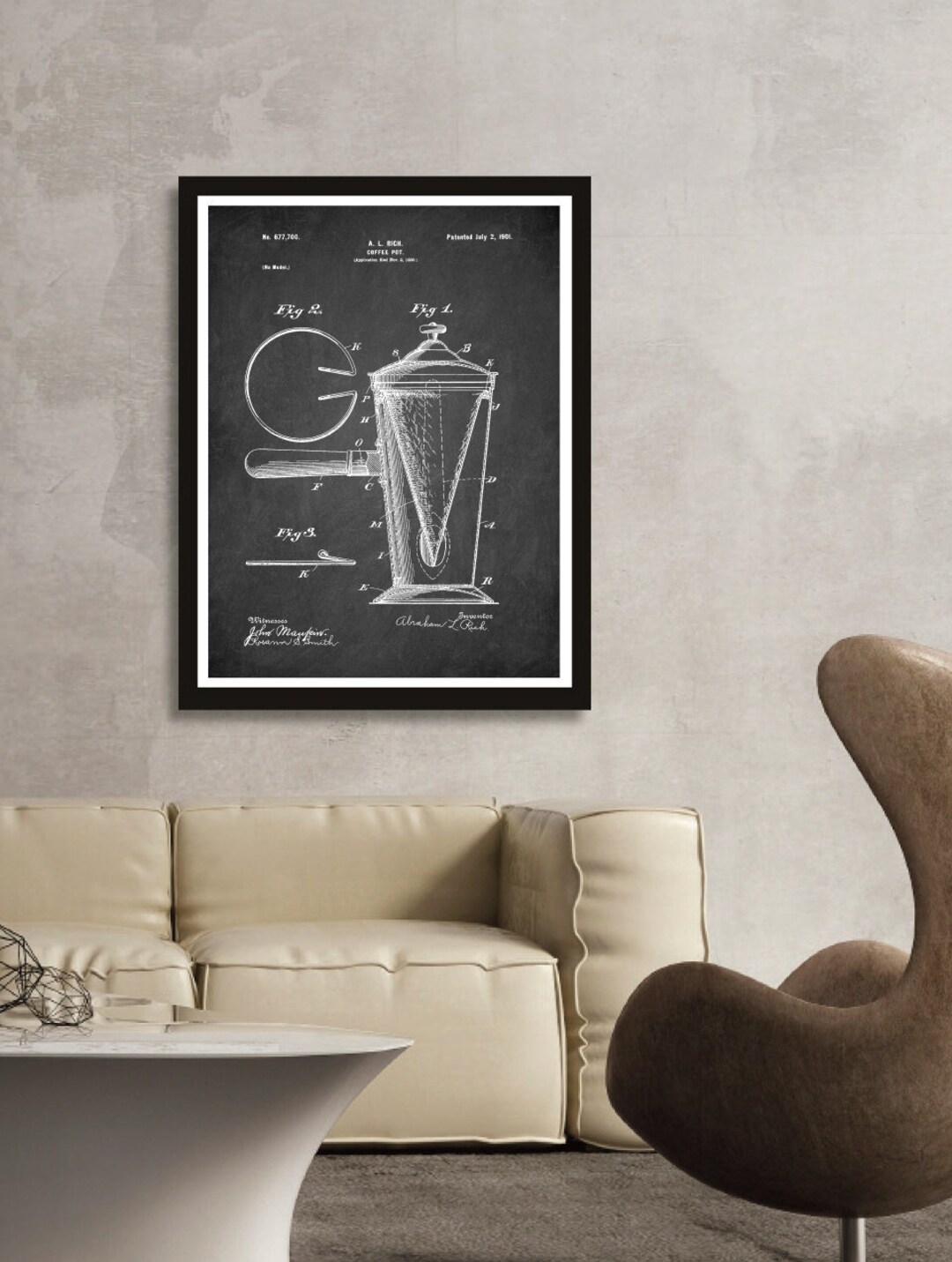 COFFEE POT Patent Print, Coffee POT Patent Poster, Coffee Pot Patent ...