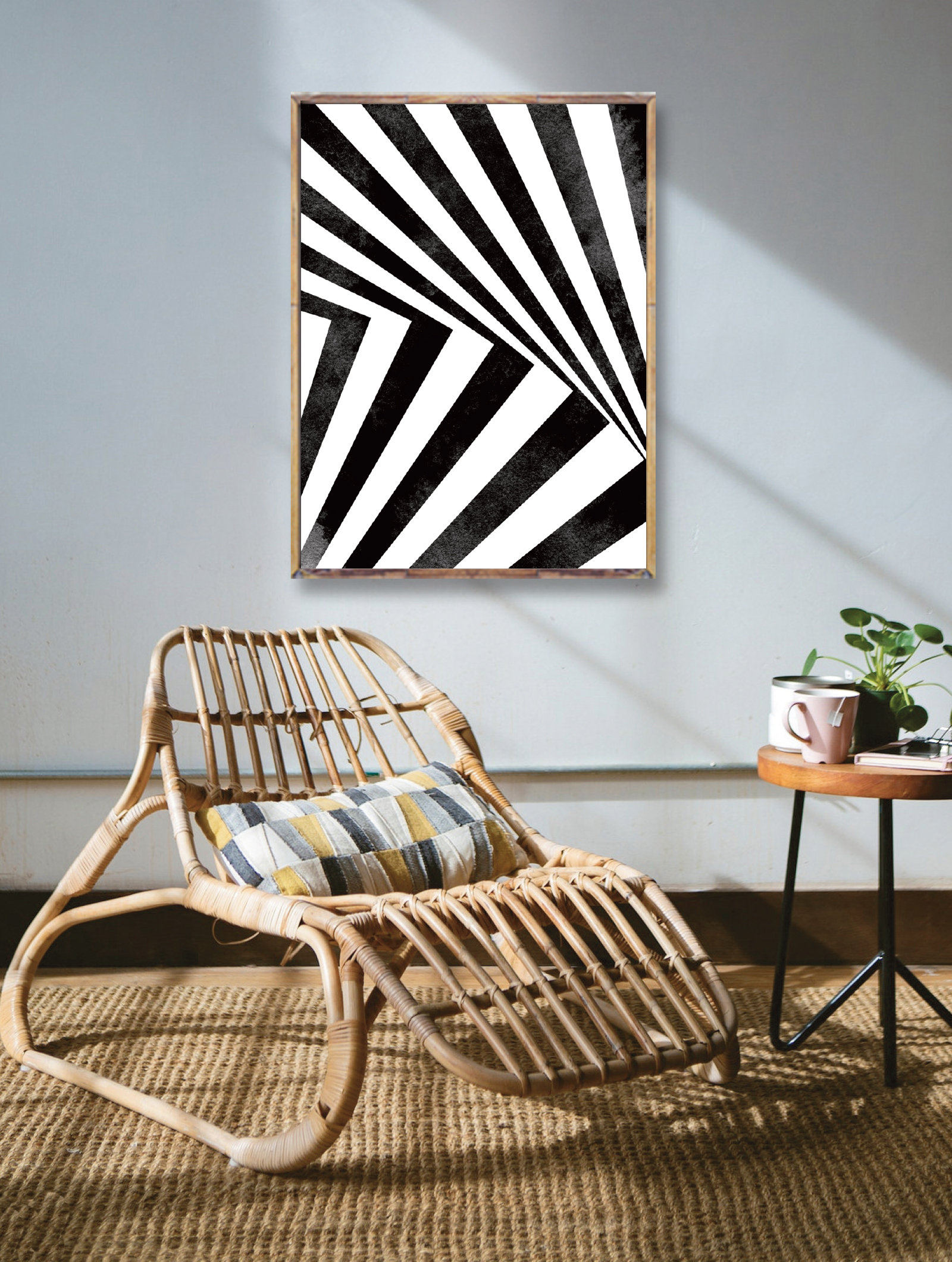 OPTICAL ILLUSION Abstract Art Print Psychedelic Poster - Etsy