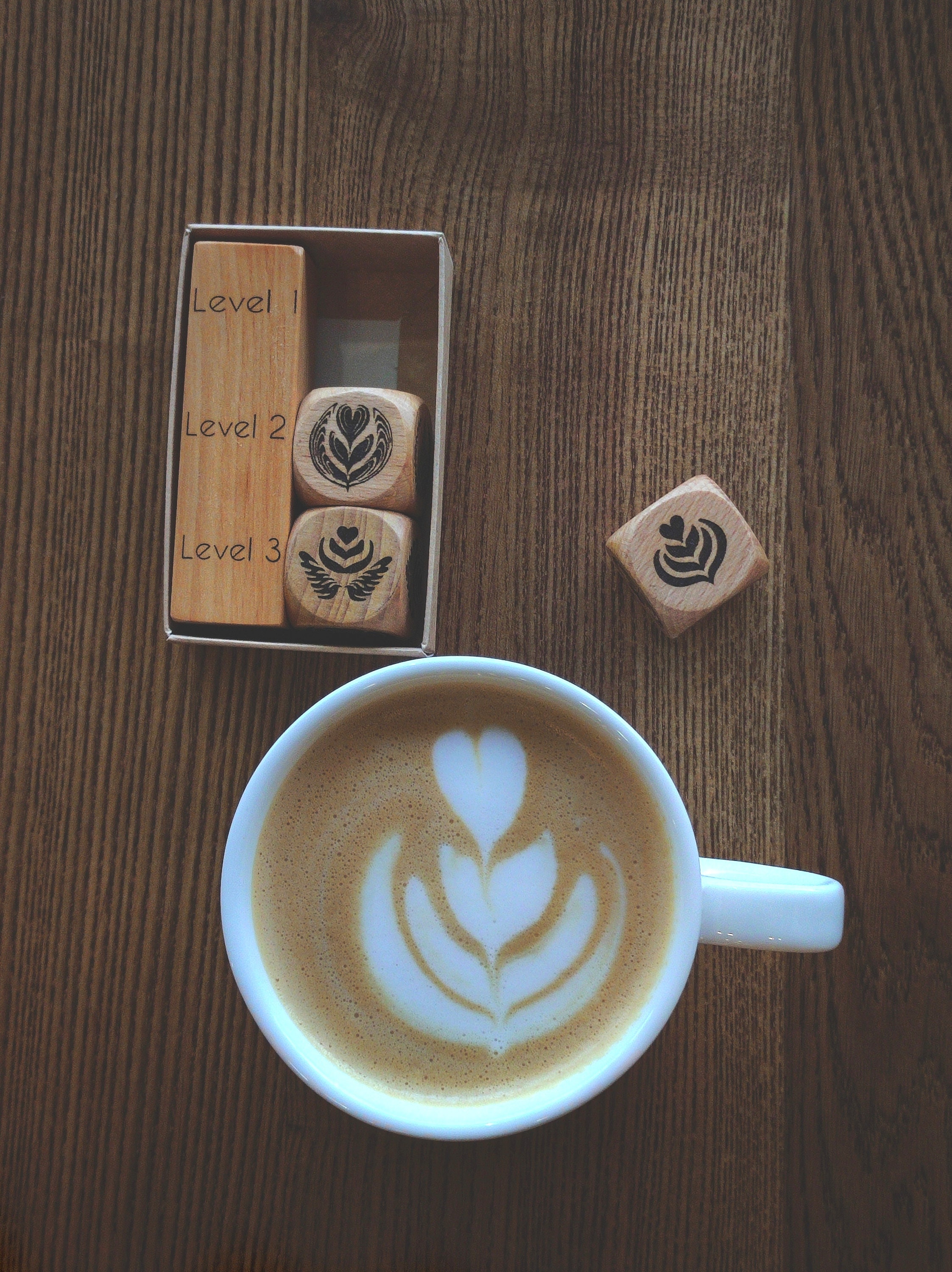 Latte Art Cubes Latte Art Dice Barista Gift Barista - Etsy