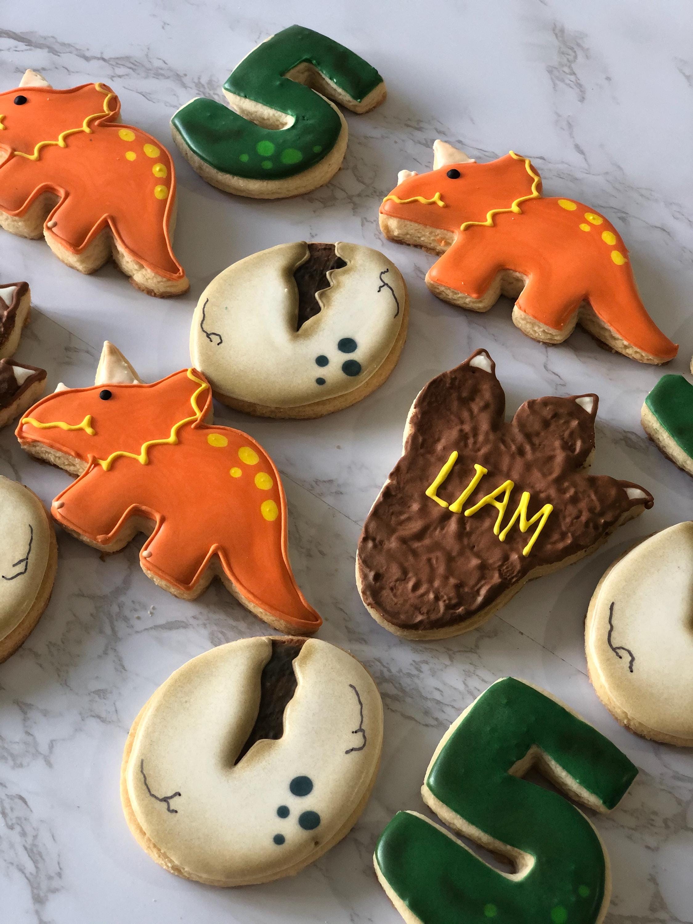 Dinosaur Cookies , Dino Party Treats - Etsy