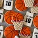 Basketball Decorated Sugar Cookies , Sports Cookies - Etsy