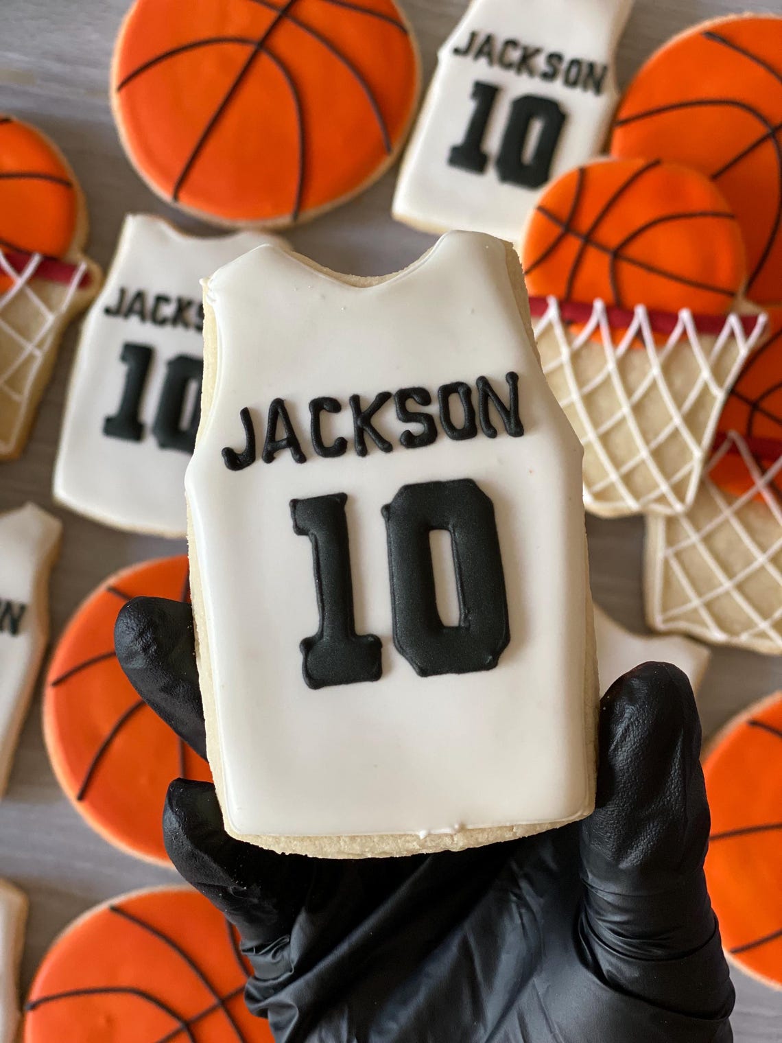 Basketball Decorated Sugar Cookies , Sports Cookies - Etsy