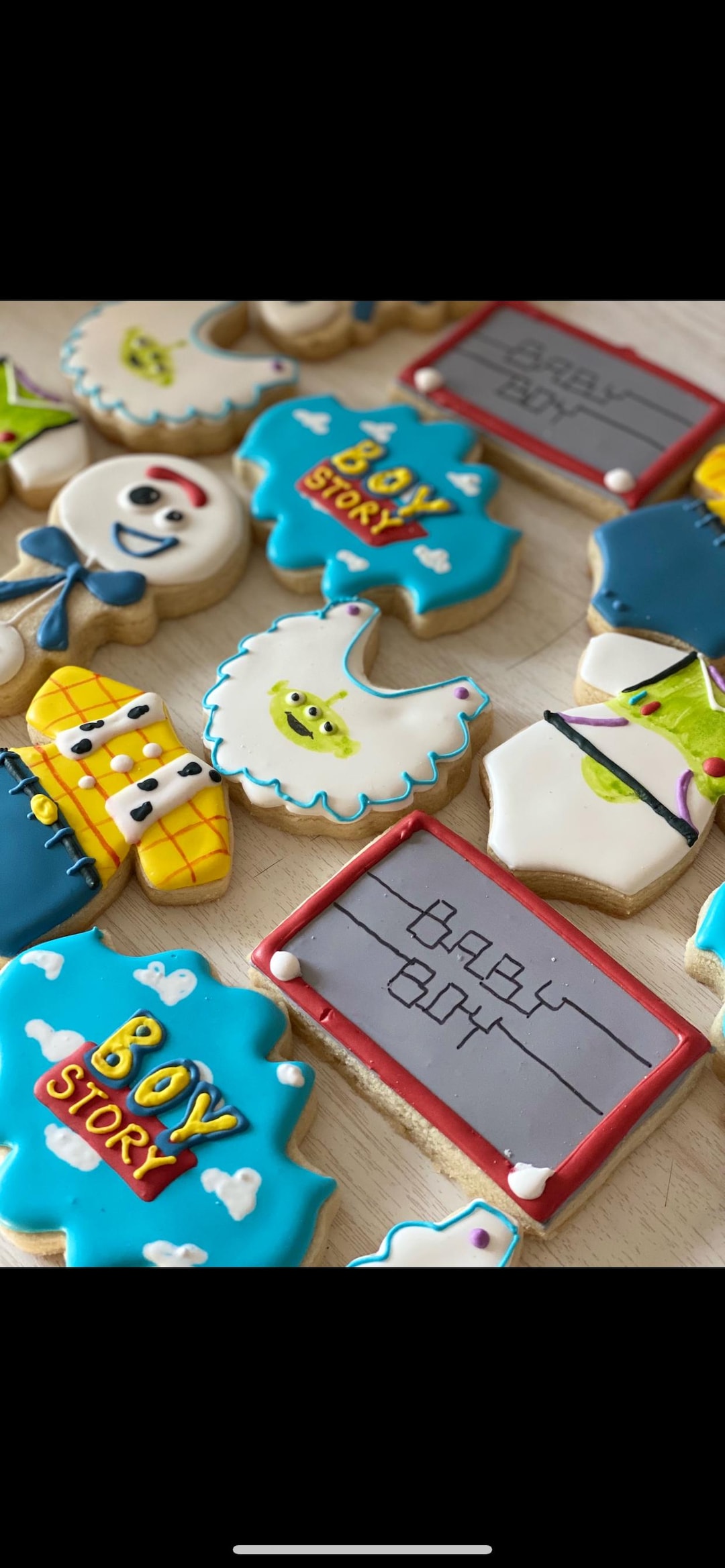 A Boy Story Custom Sugar Cookies - Etsy