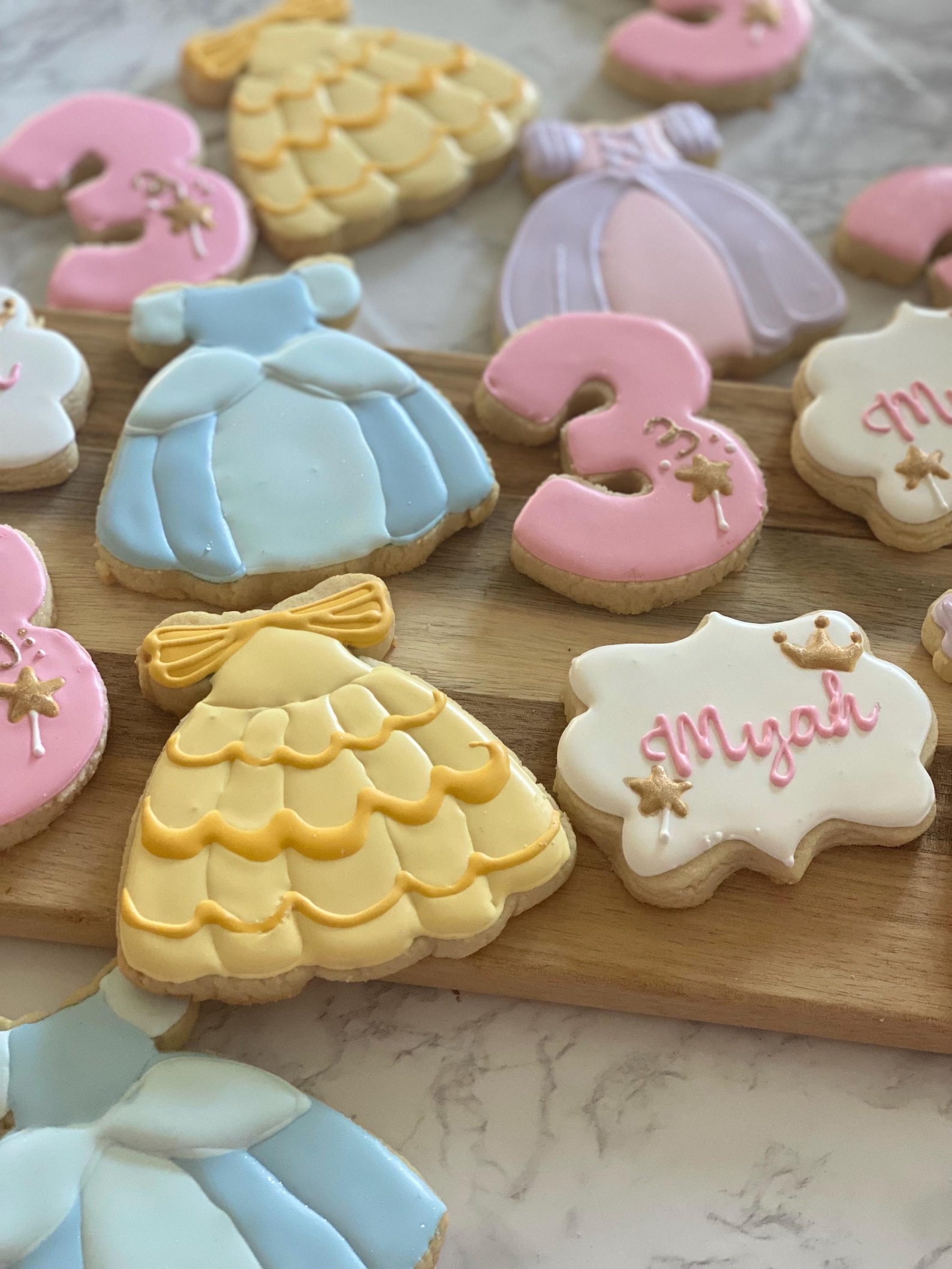 Princess Dress Decorated Cookies - Etsy