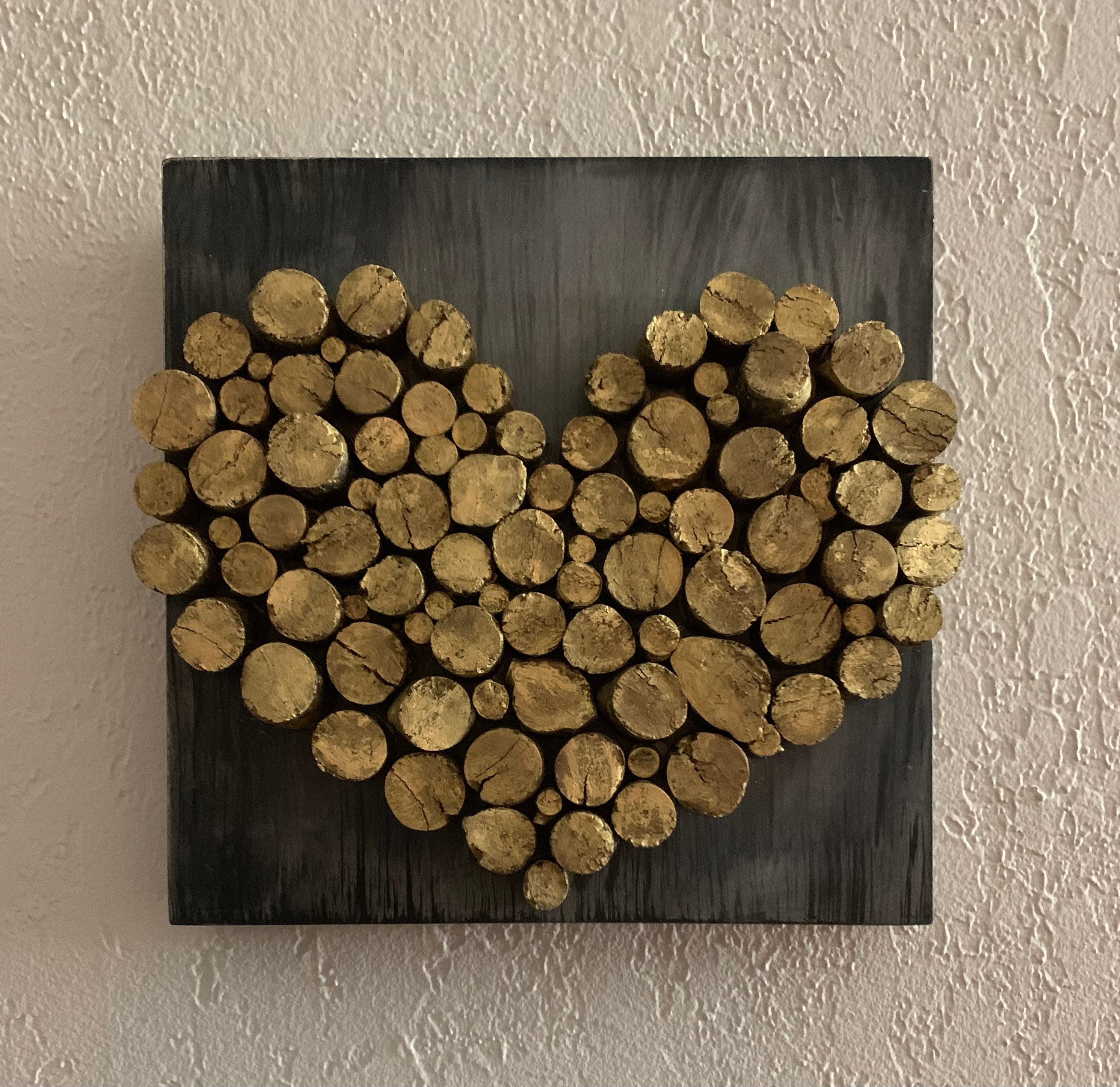 3-D Rustic Wooden Heart Wall Decor - Etsy